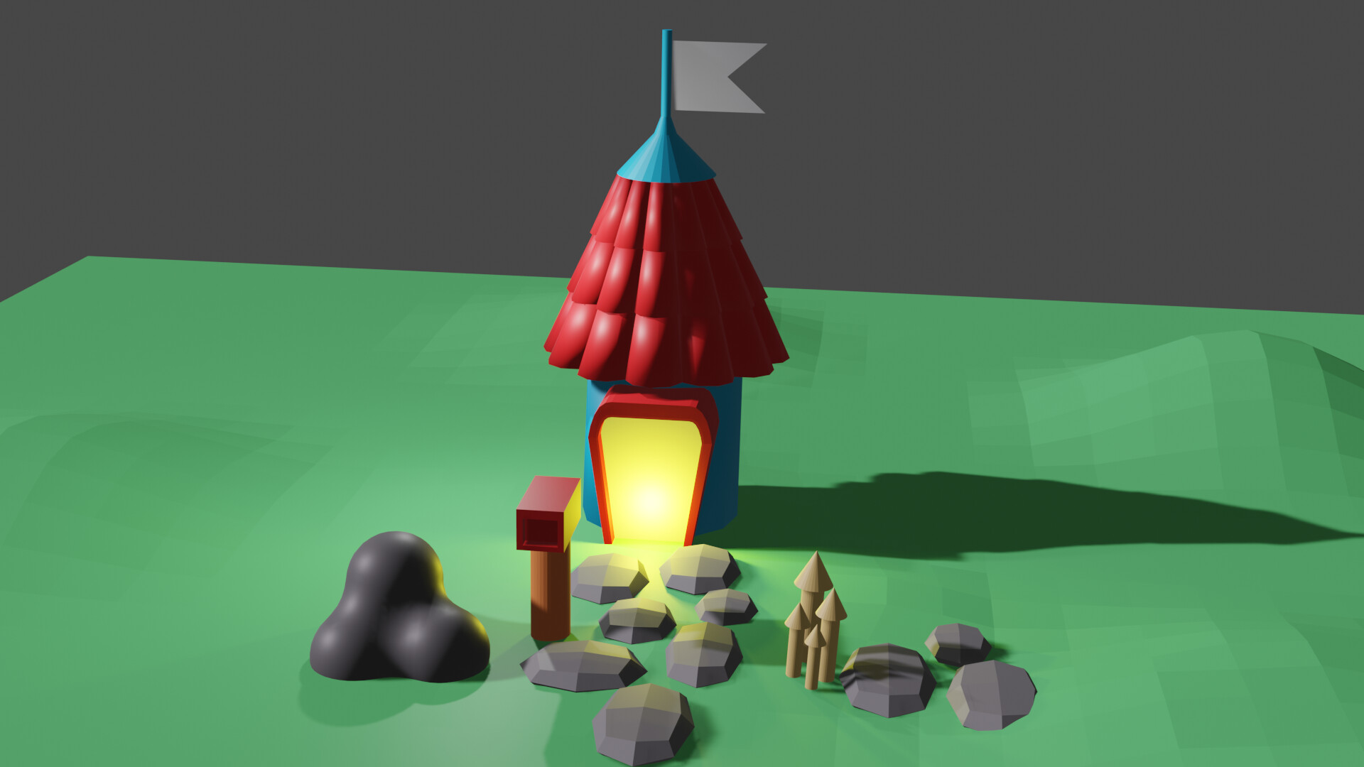 ArtStation - Gnome House.