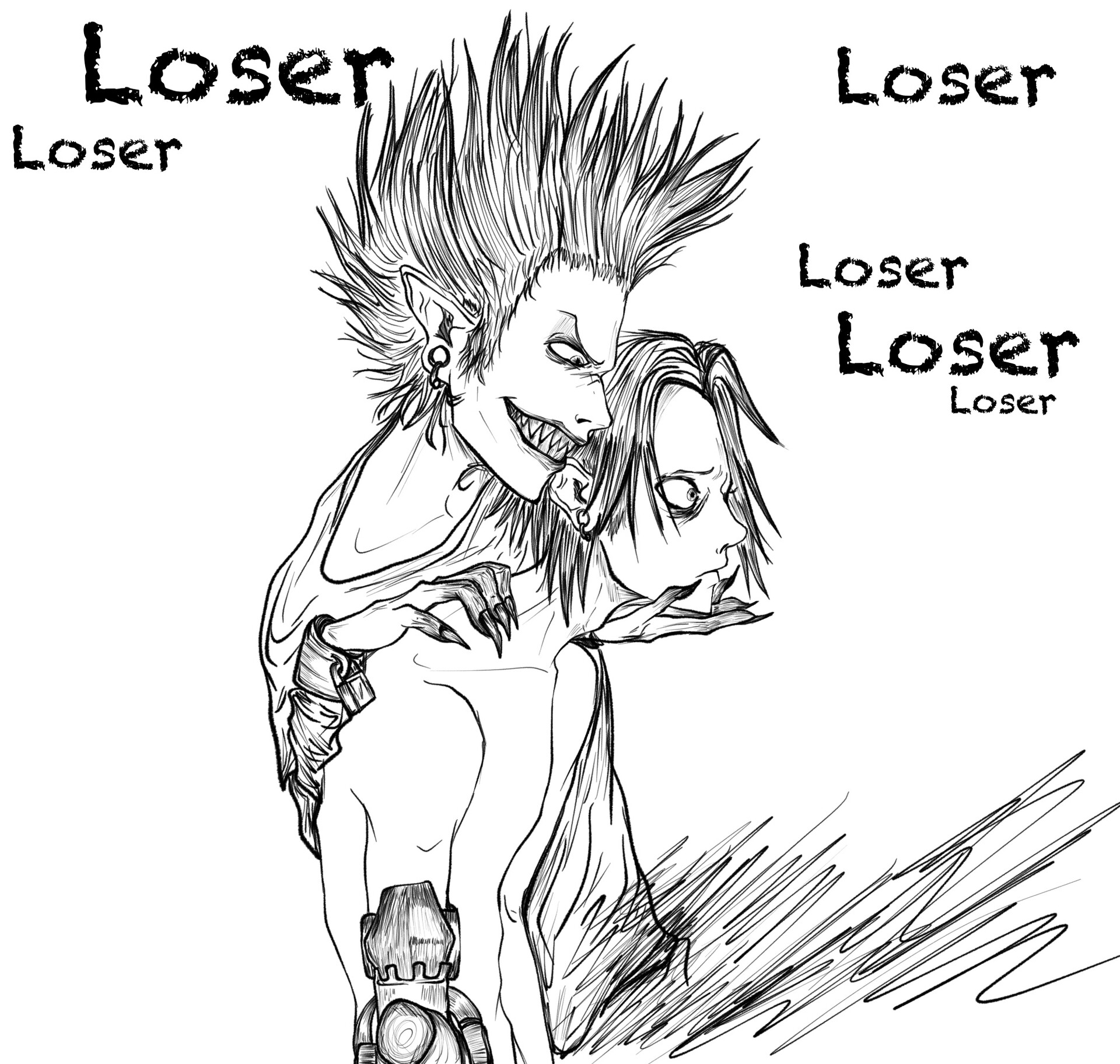 ArtStation - Loser with His Second Self