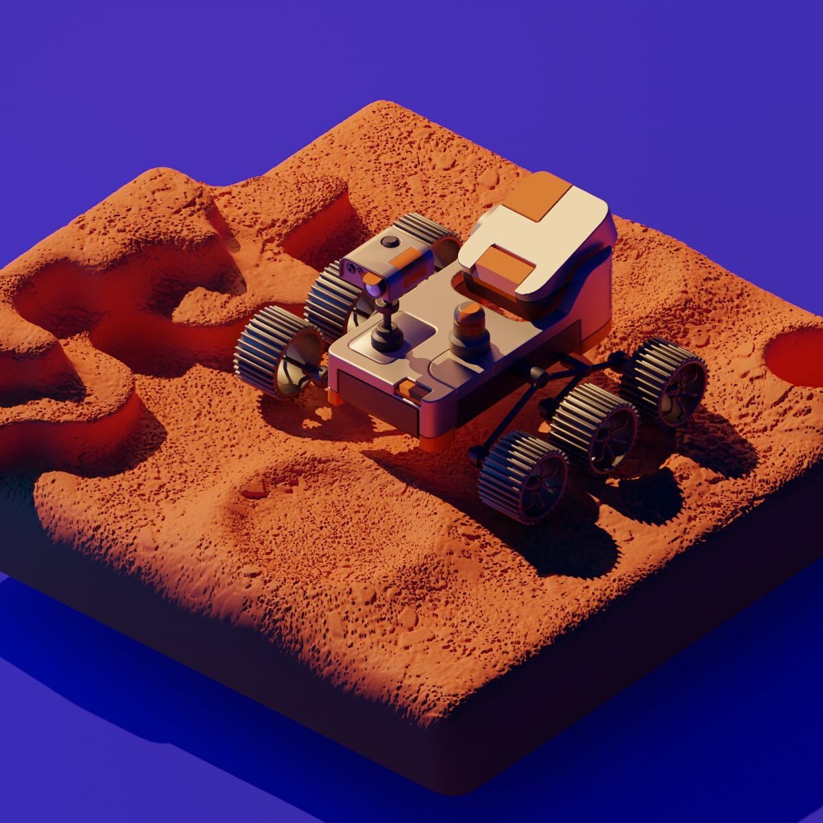 ArtStation - Mars Rover