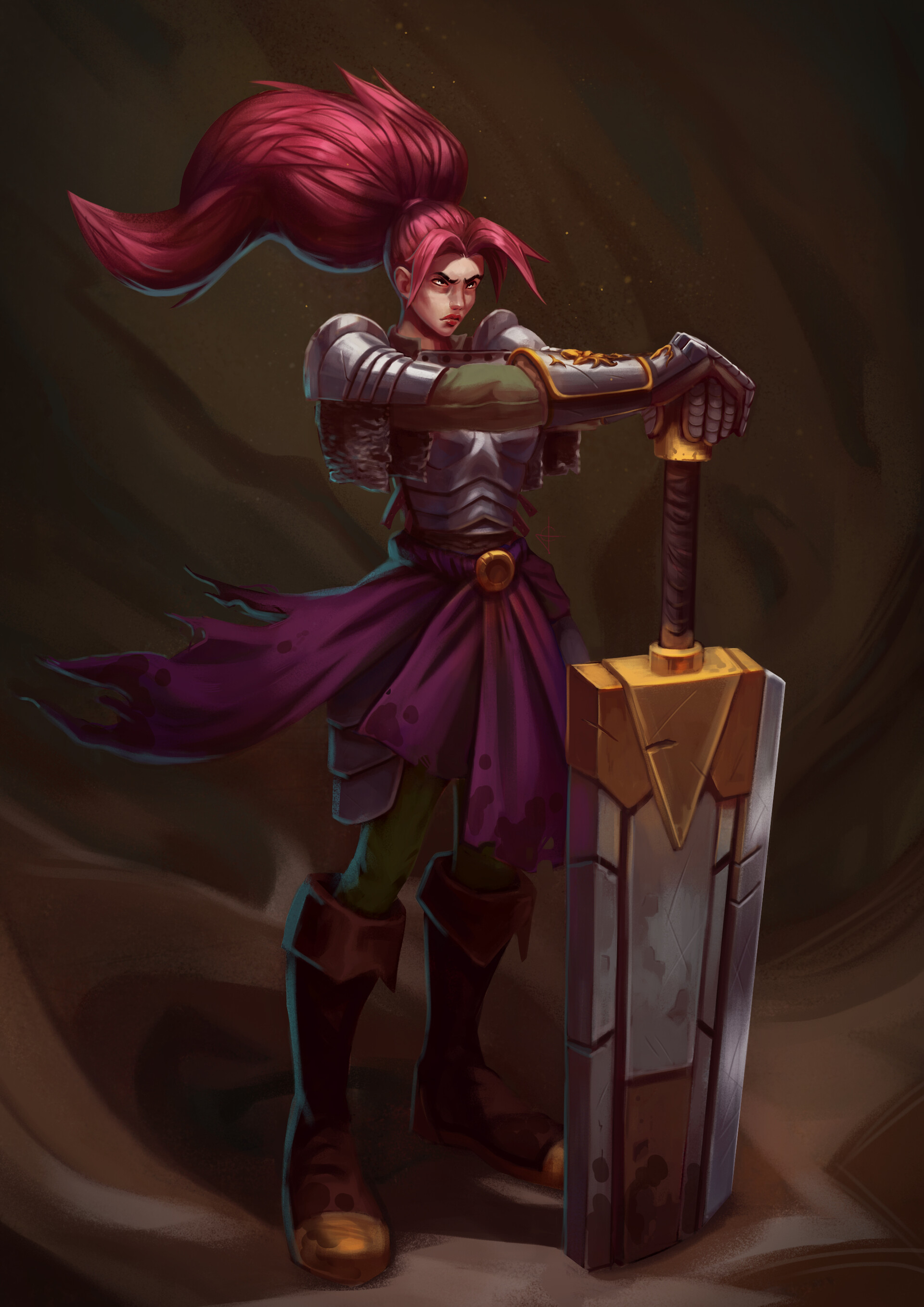 ArtStation - Yarna - Dungeons&Dragons character (private order)