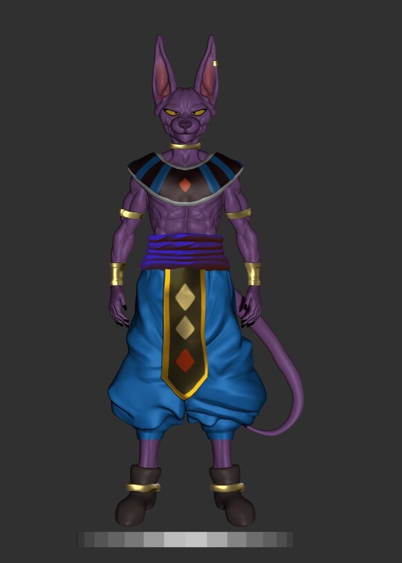 ArtStation - Beerus the destroyer