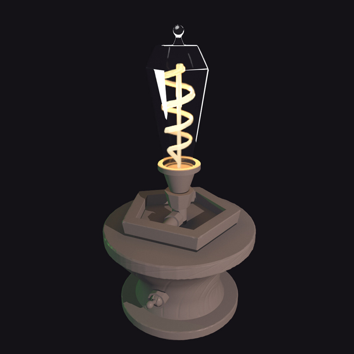 ArtStation - Table lamp. High poly model
