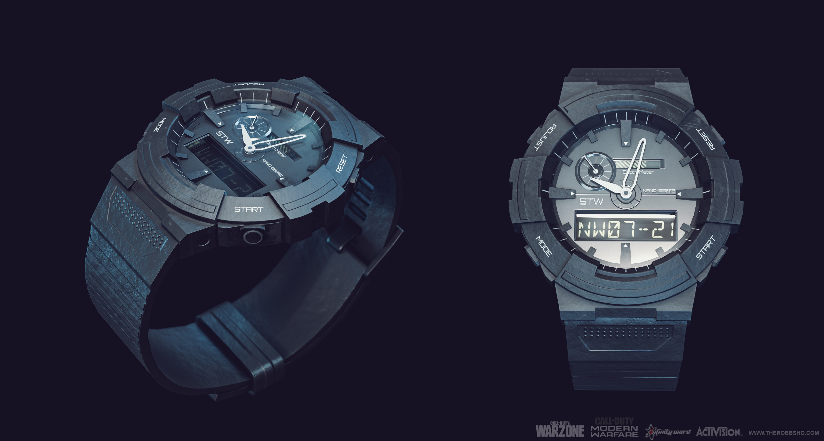 Robb Shoberg - Warzone, Modern Warfare Watches