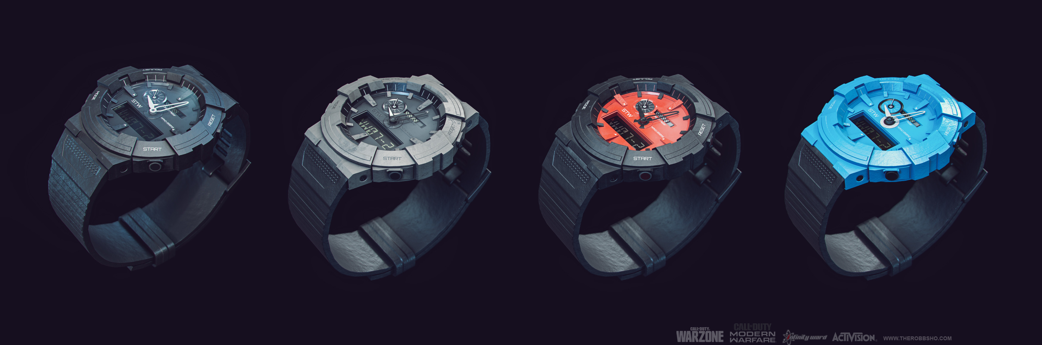 Robb Shoberg - Warzone, Modern Warfare Watches