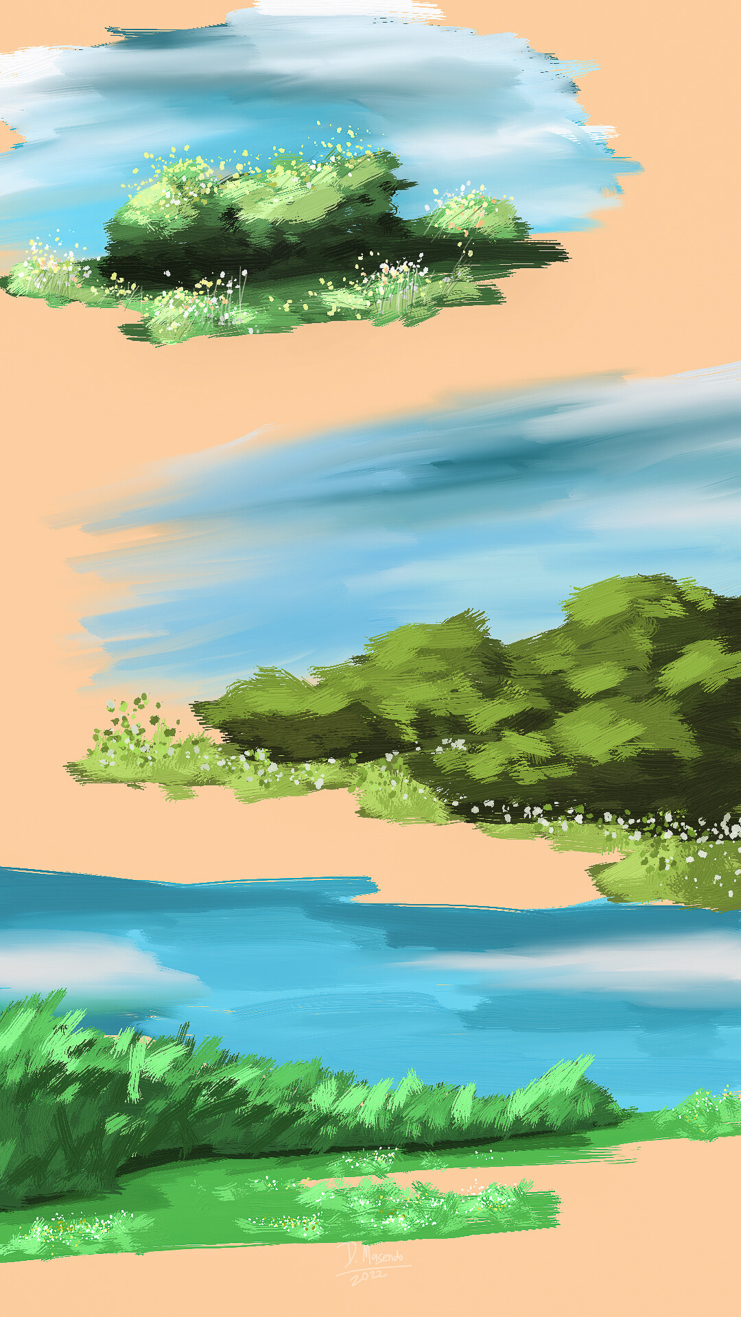 how to draw grass sai