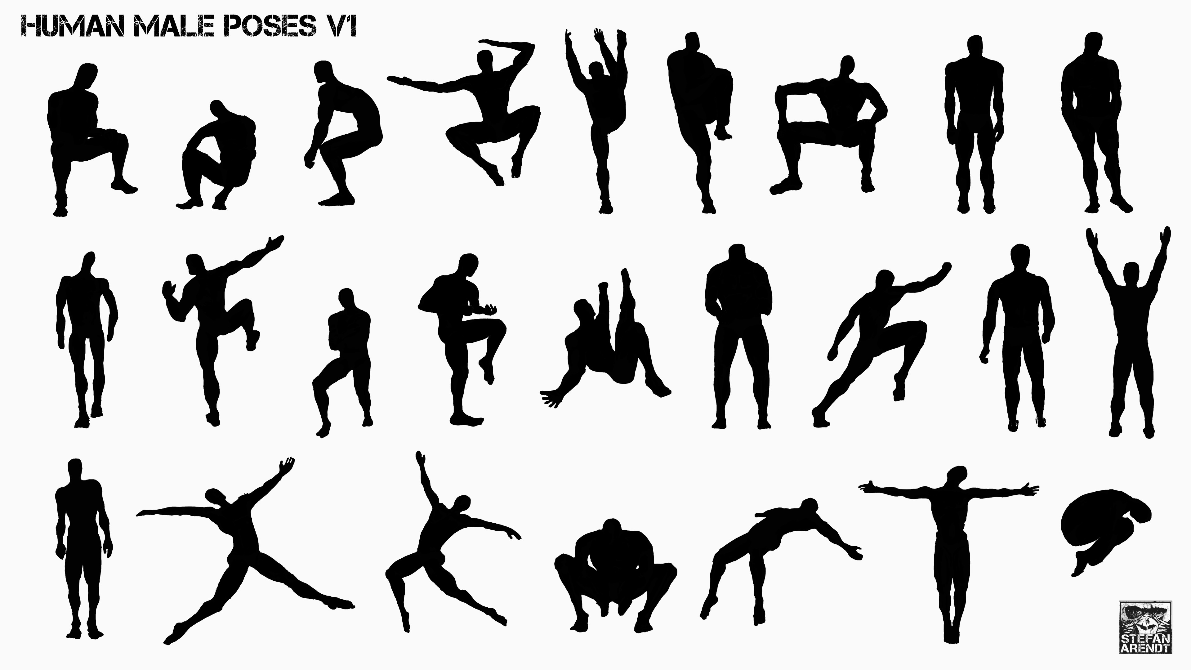 Stefan Arendt - Human Male Poses V1