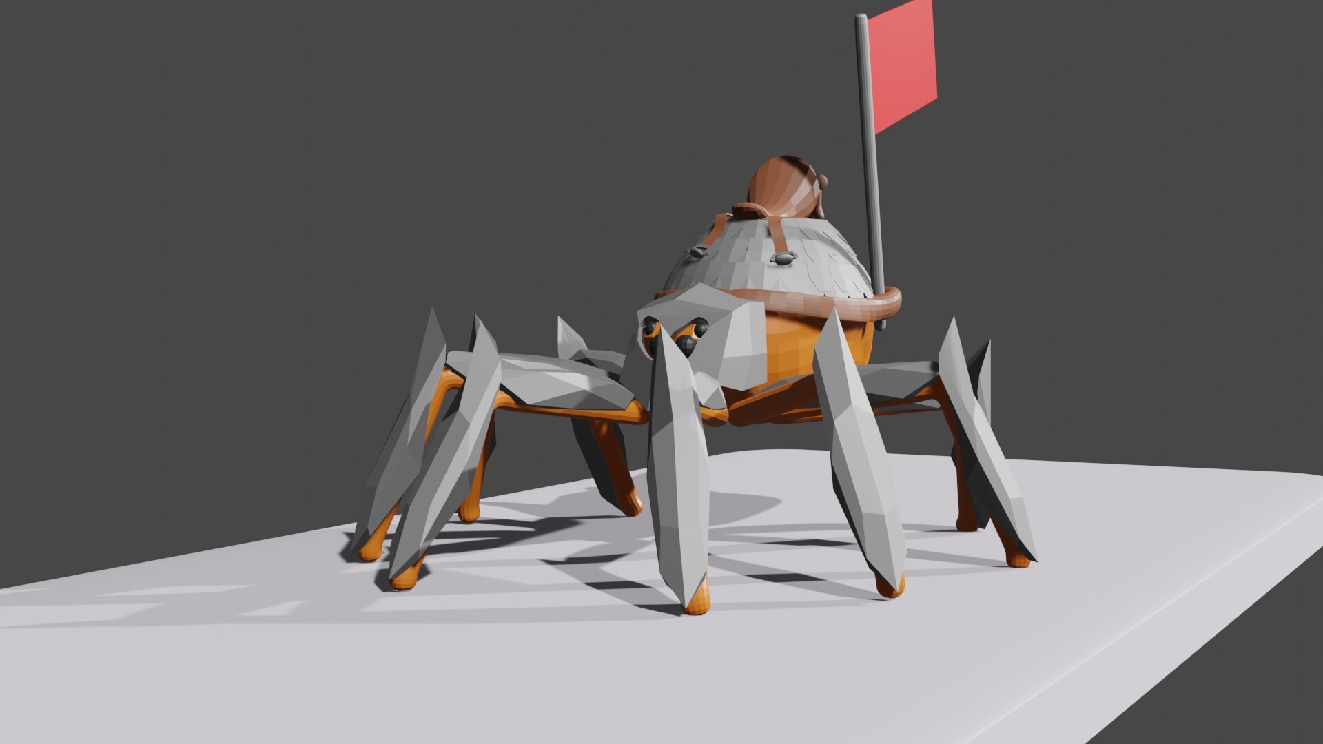 Ficot - Low poly spider rig