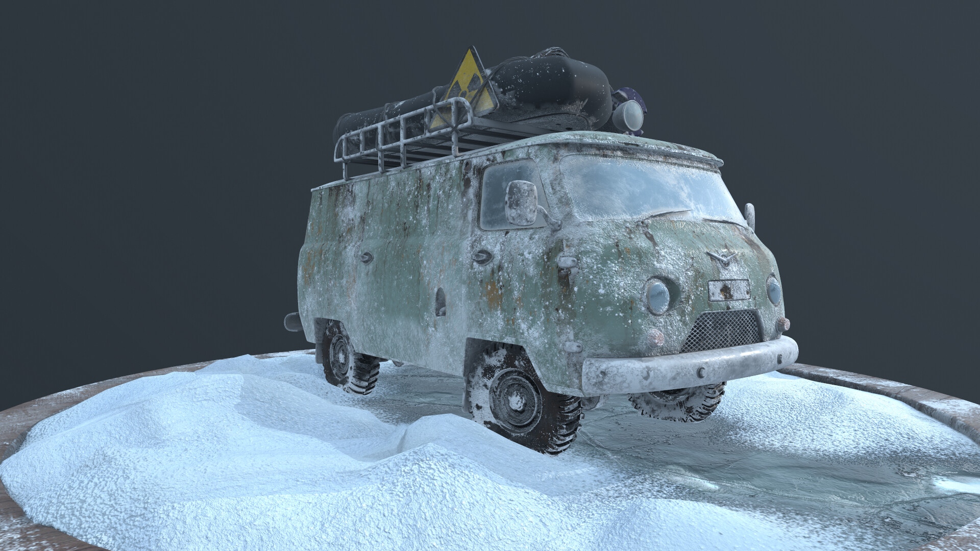 ArtStation - Frostpunk UAZ "BUHANKA" (HP)