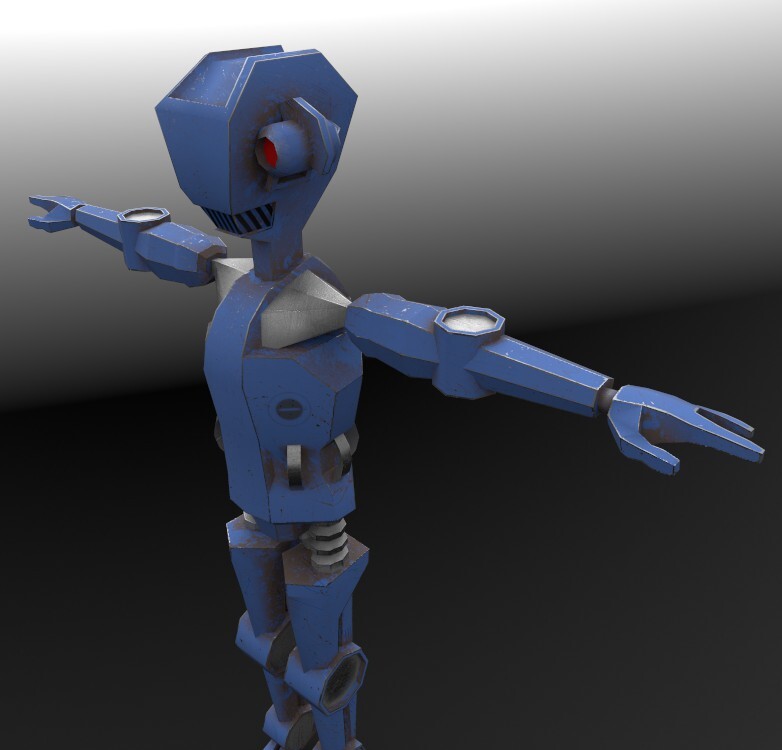 ArtStation - Low Poly Robot