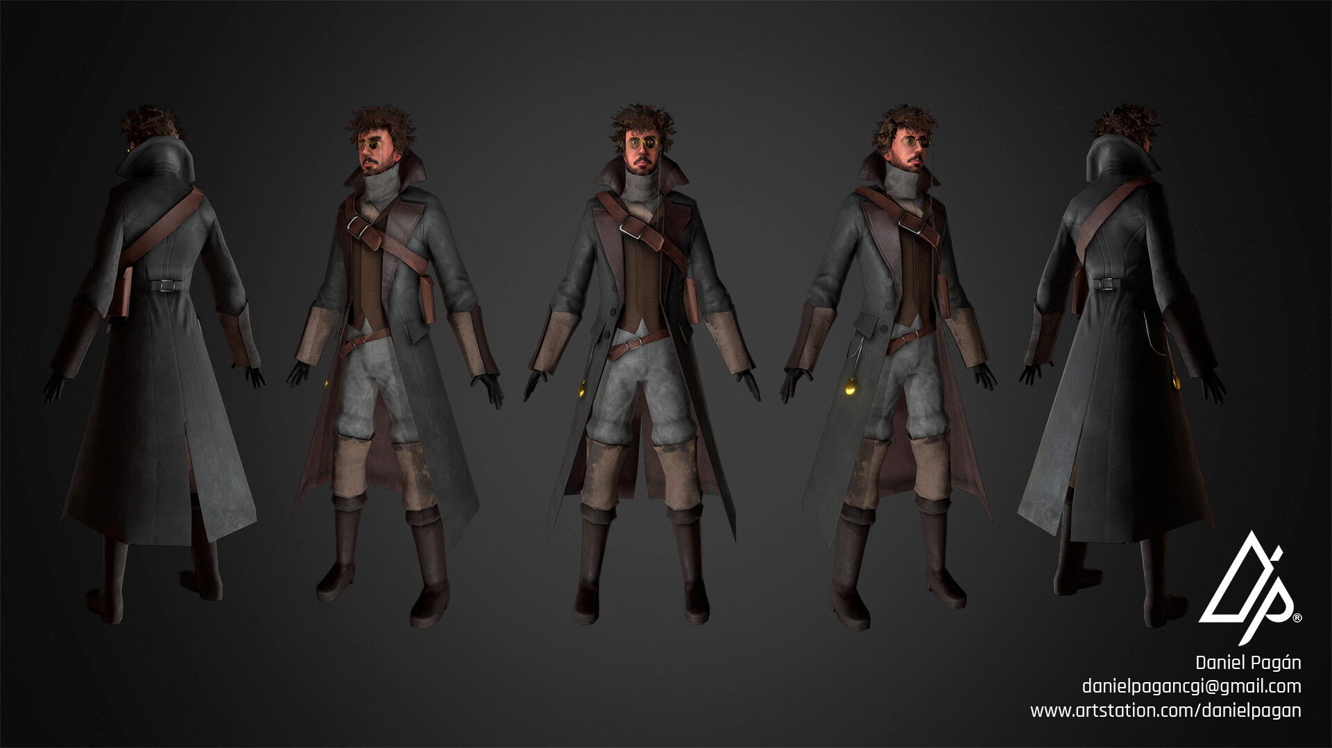 Daniel Pagán - Character for videogame. Inspired by Bloodborne.