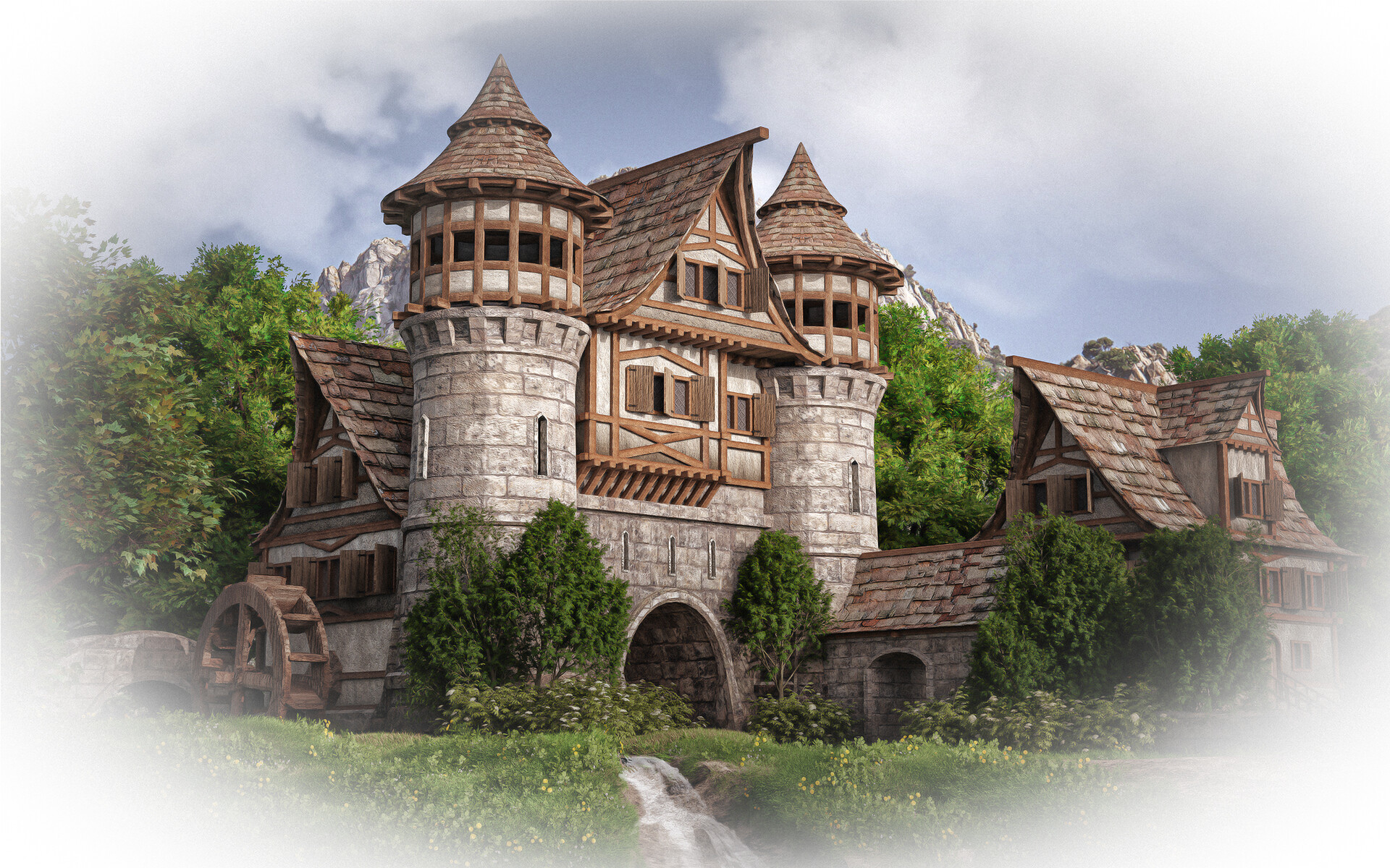 ArtStation - Watermill