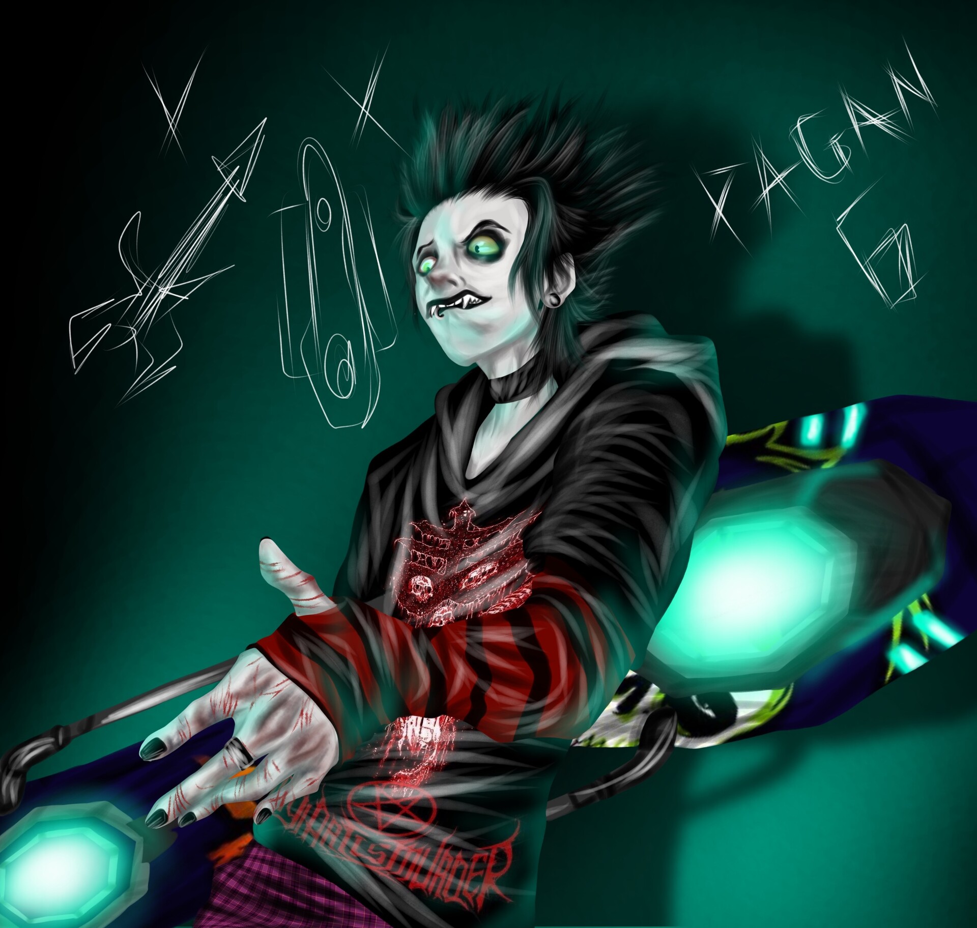 ArtStation - Skater Cutie Boy Ci ( by SchizoAlchemist ) Mad Racers