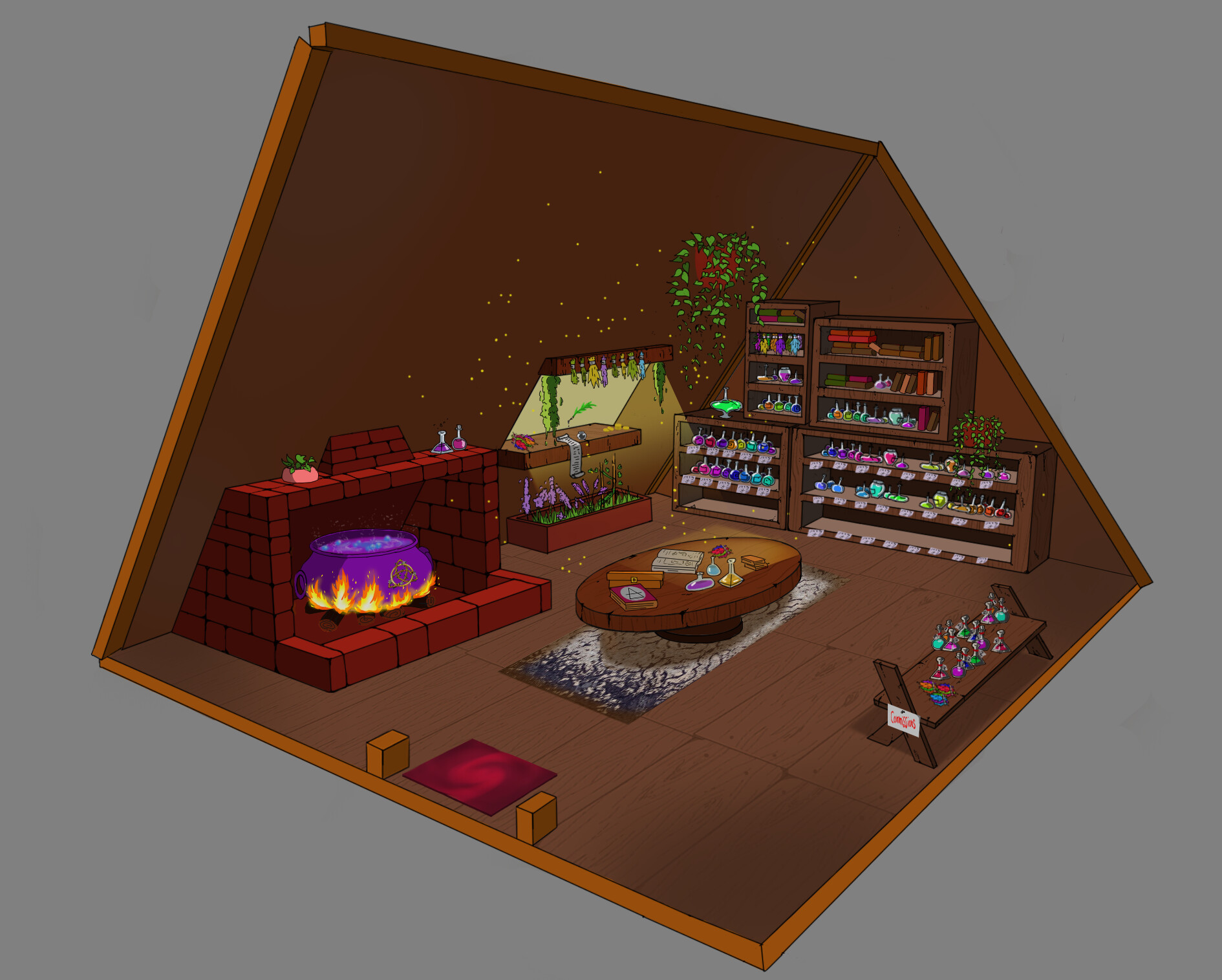 ArtStation - Myrna's Homemade Potion Store
