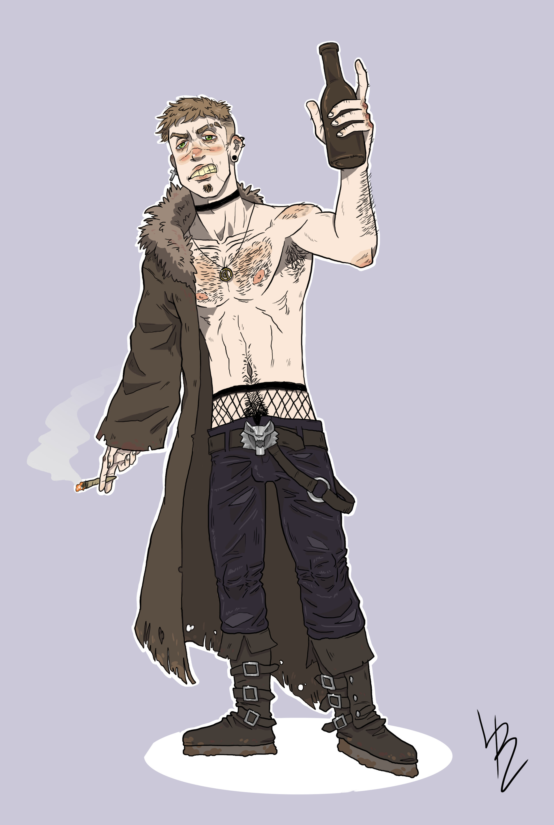 ArtStation - Ash, Human Rogue/Monk