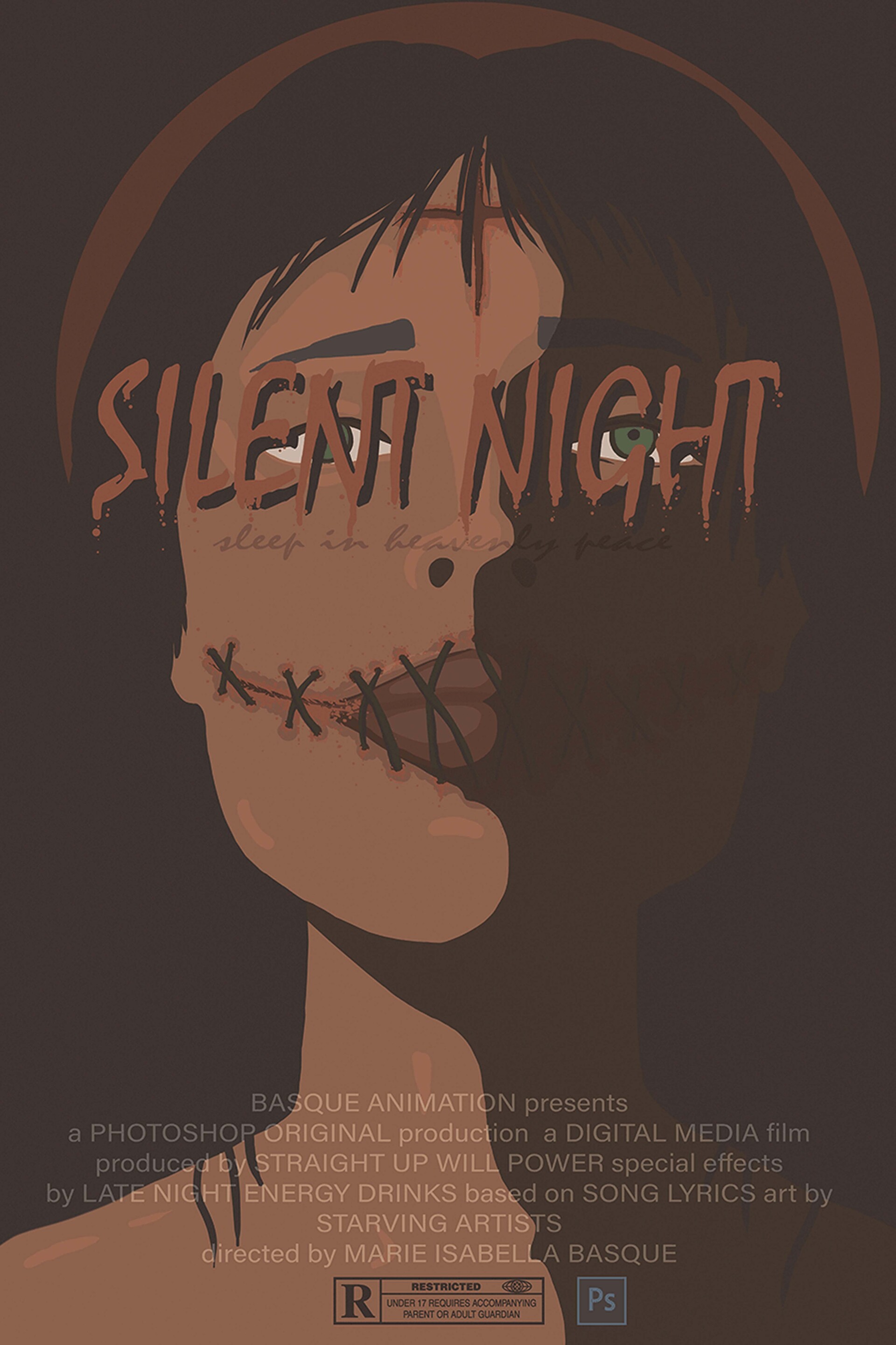 ArtStation - Silent Night Movie Poster