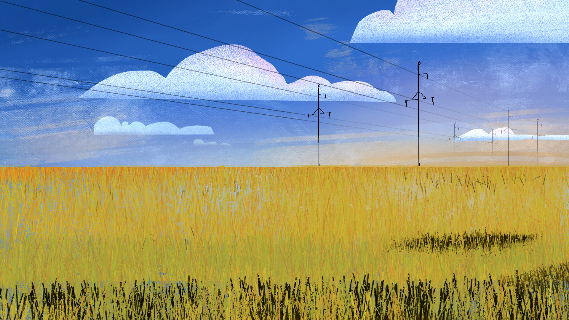 ArtStation - March Landscape Sketches