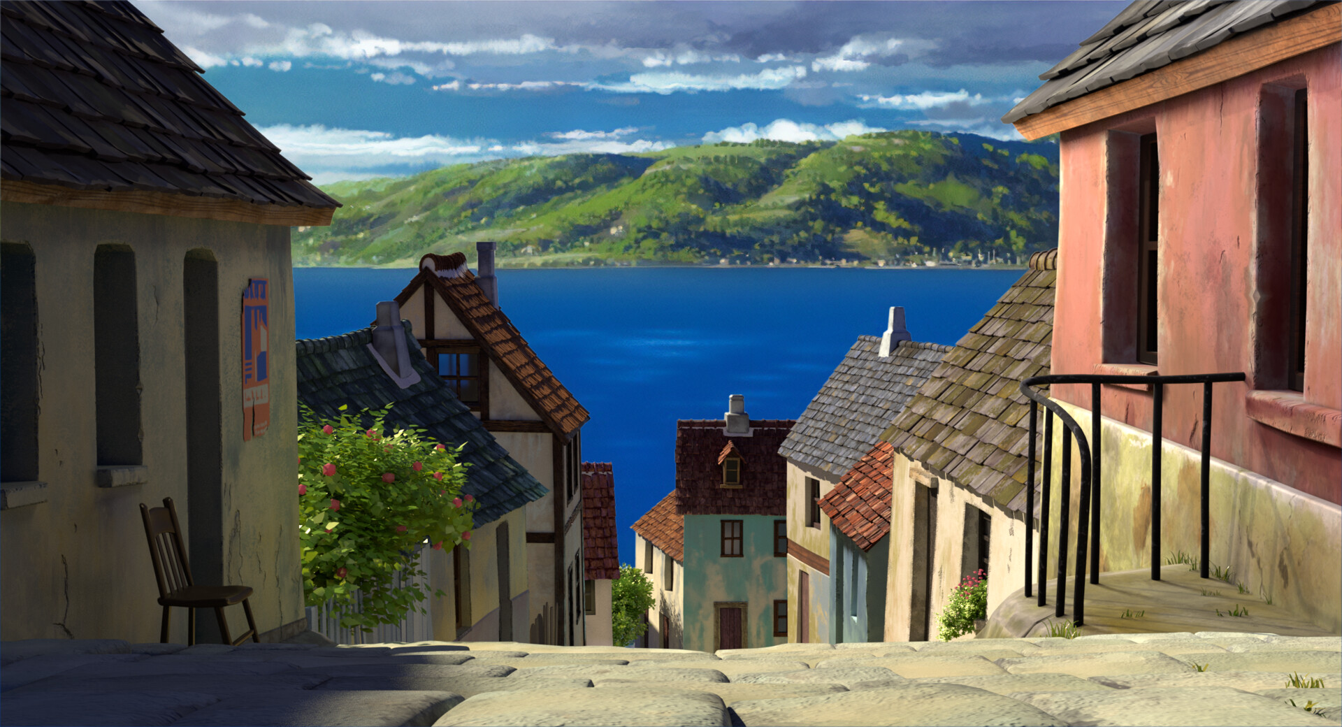 ArtStation - Background from Howl's Moving Castle