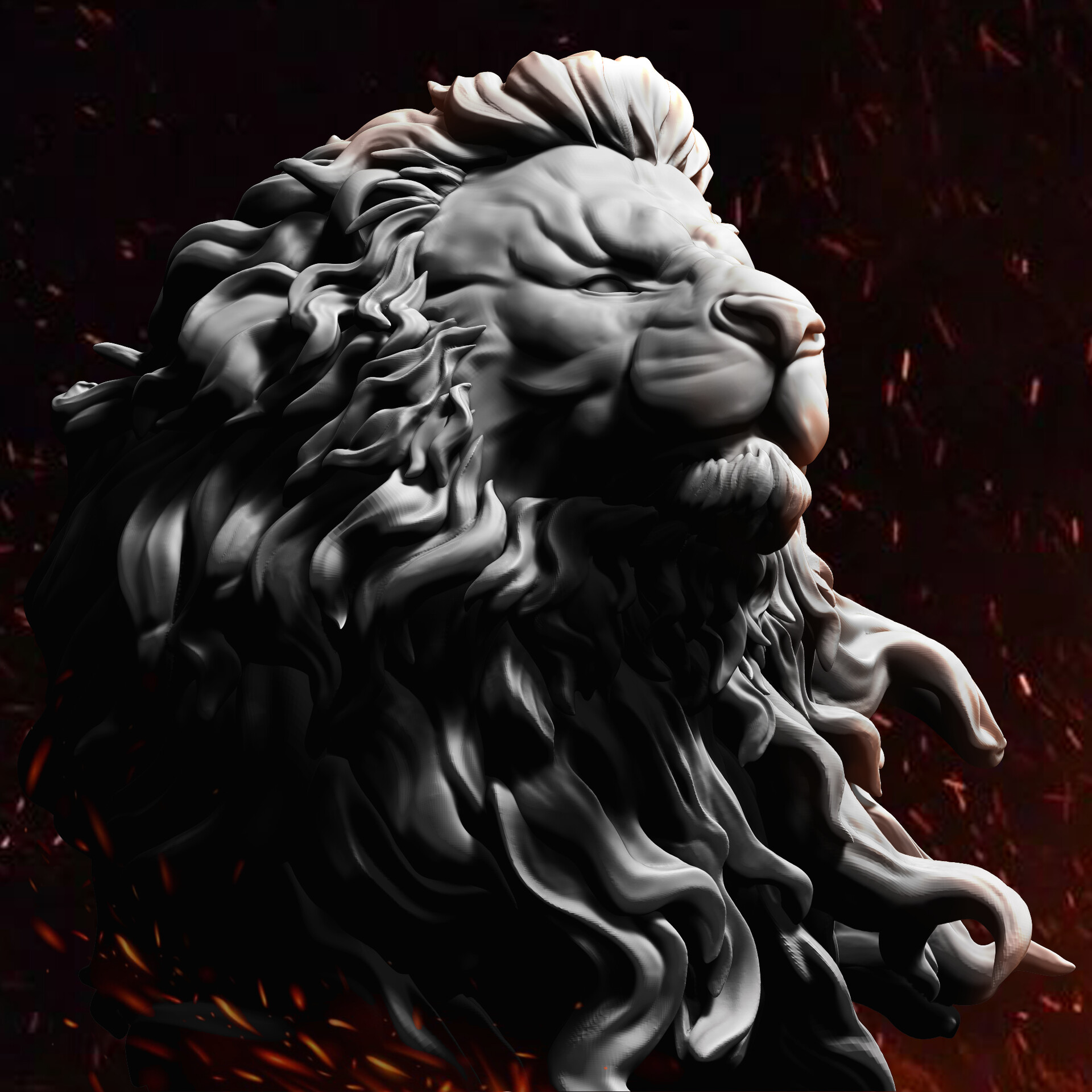 ArtStation - ZBrush Sculpting practice