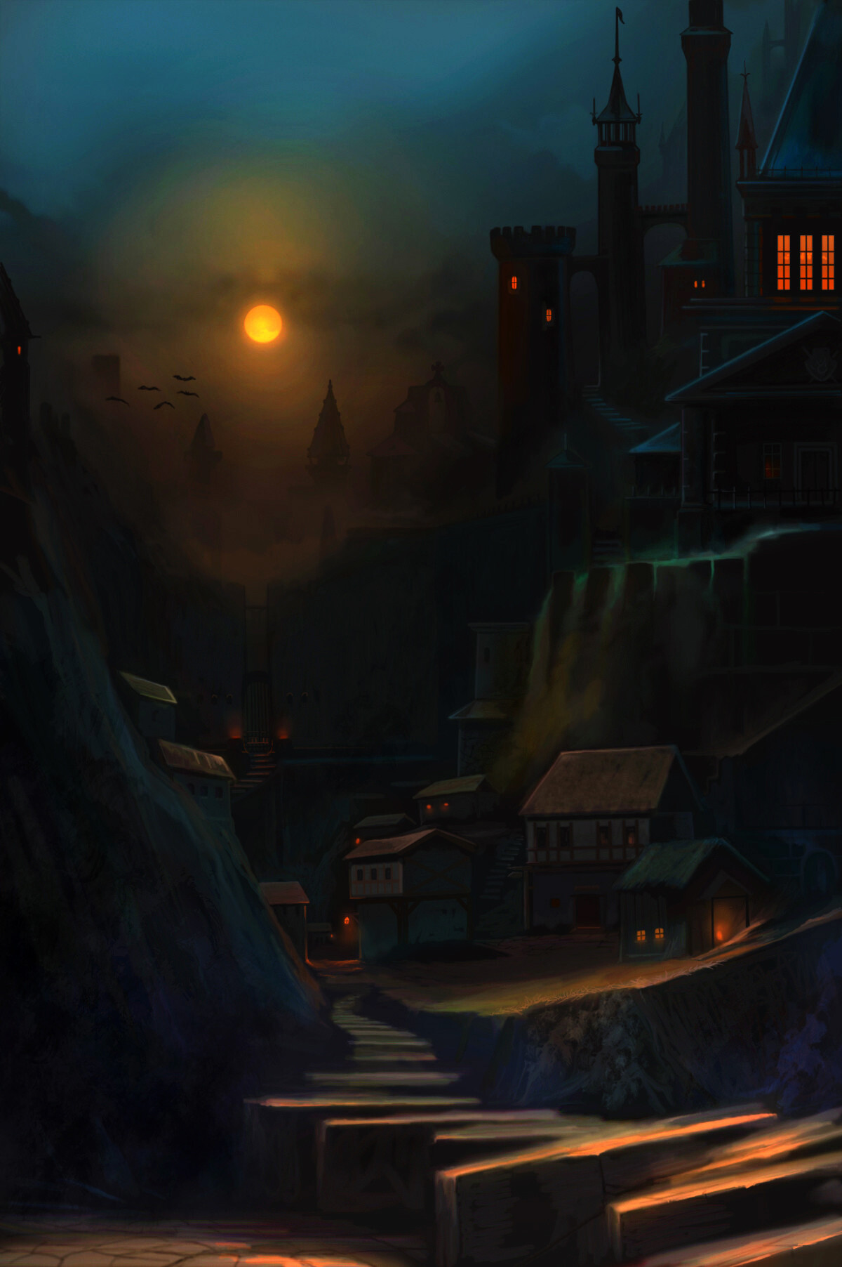 ArtStation - Dark castle