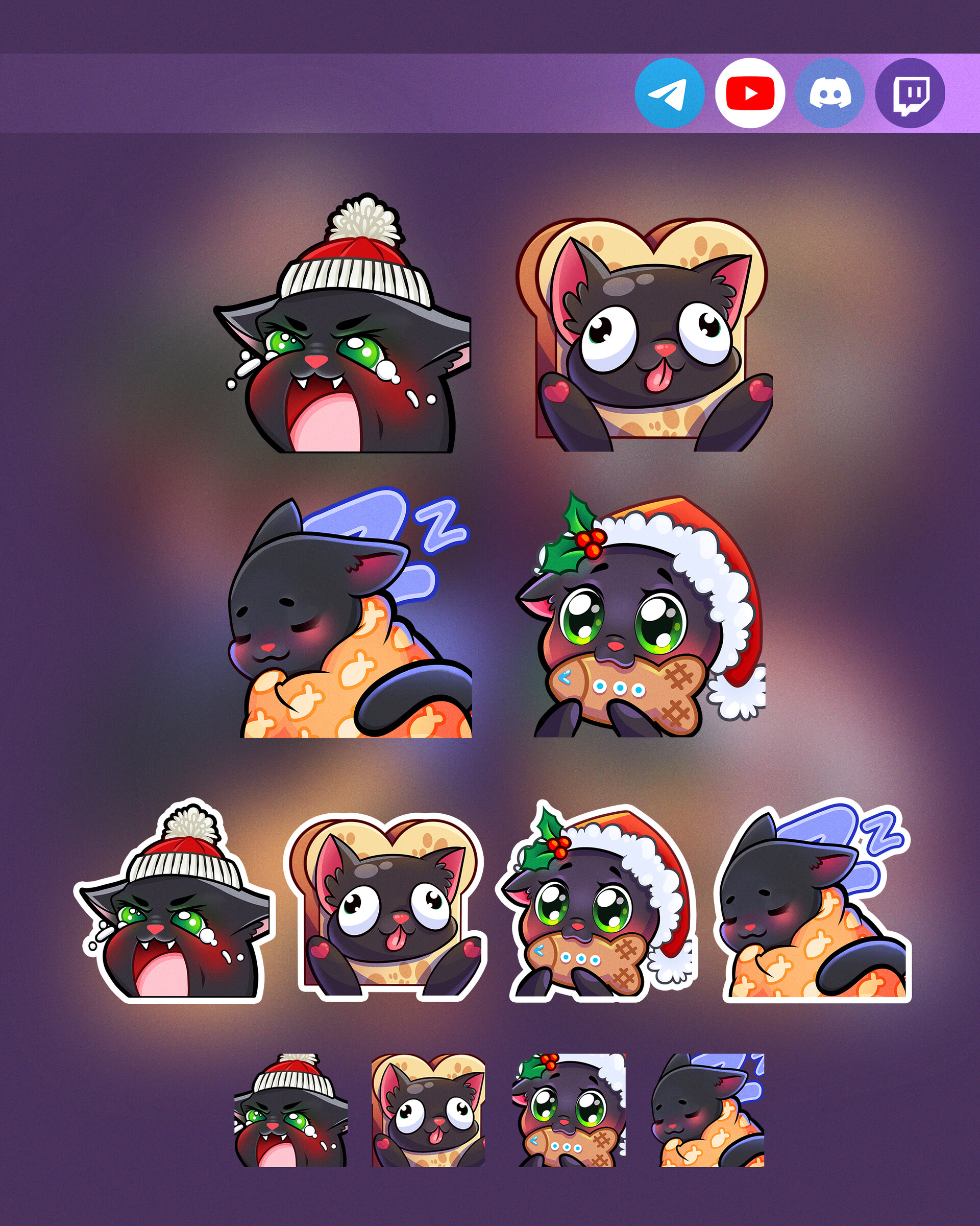 ArtStation - Stickers, emotes, emoji, emoticons.