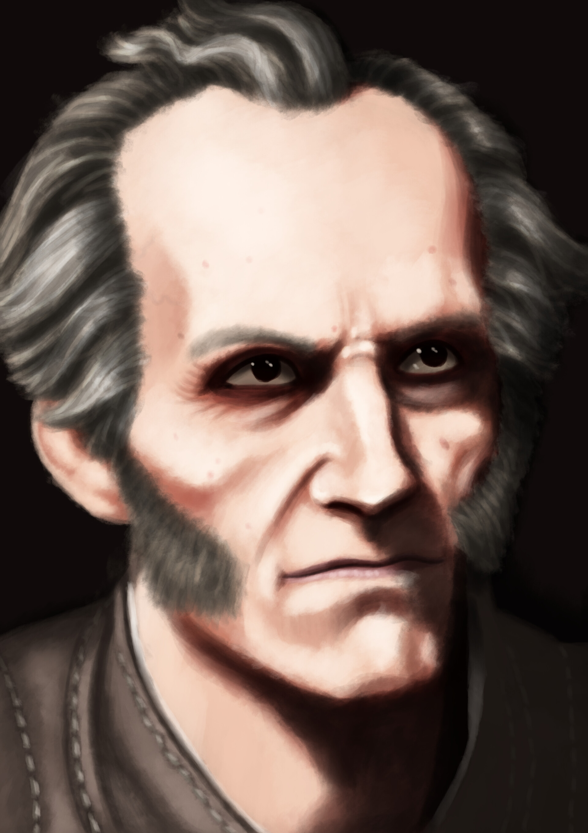 ArtStation - Witcher 3 Regis Sketch