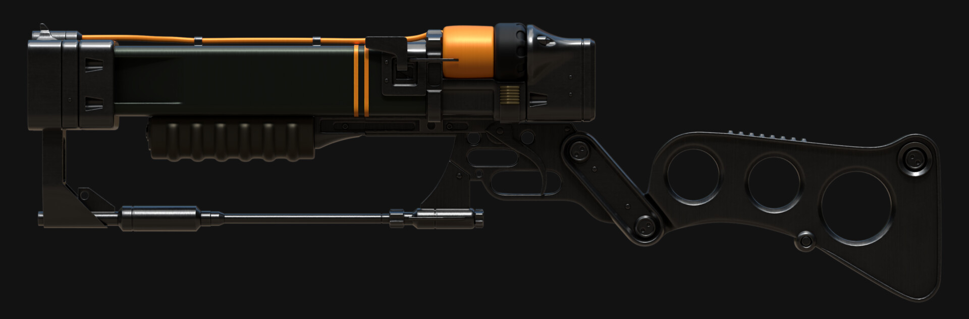 Fallout Laser Rifle by Sam Armstrong — ProUser.Me