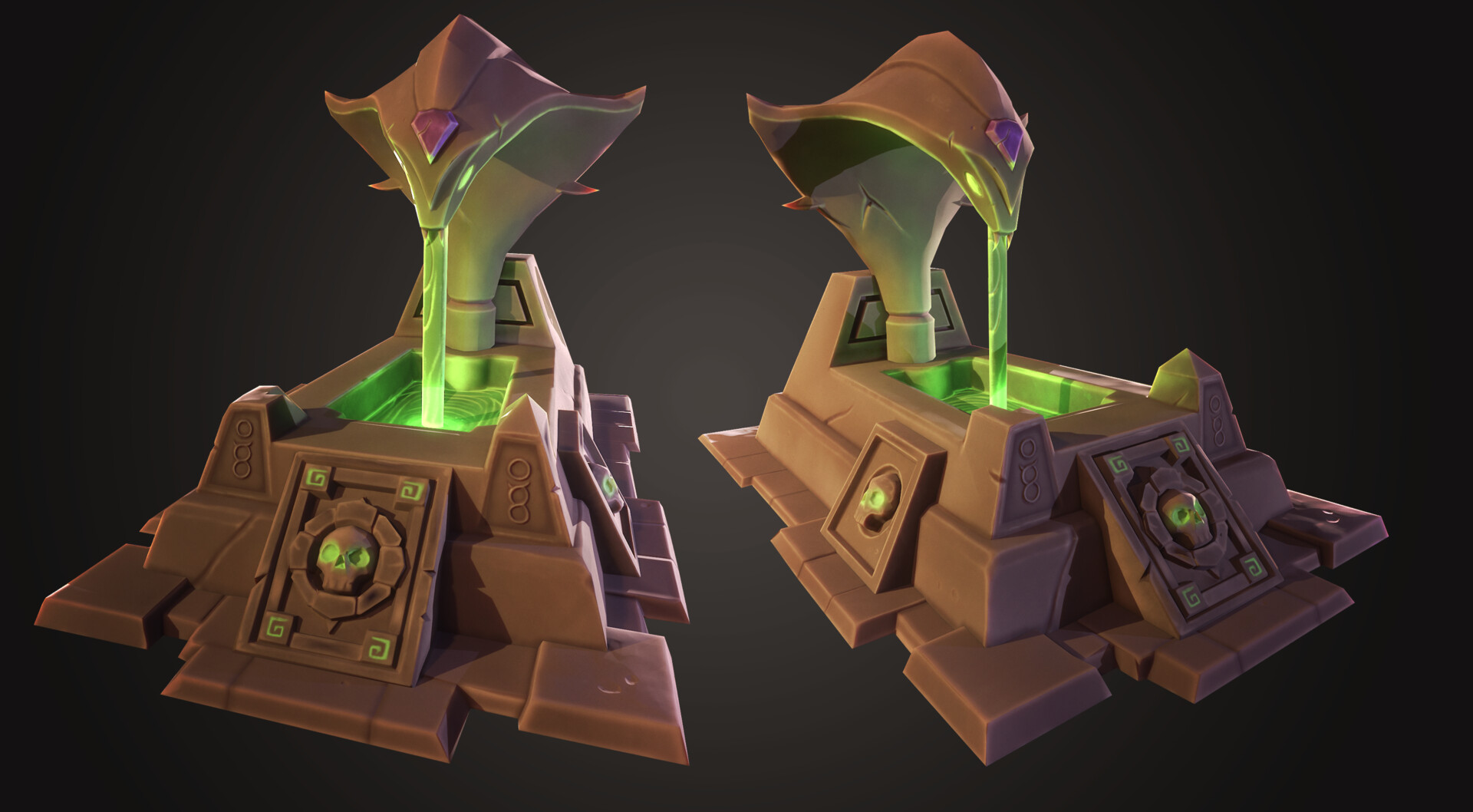 ArtStation - Snake fountain - Fan art