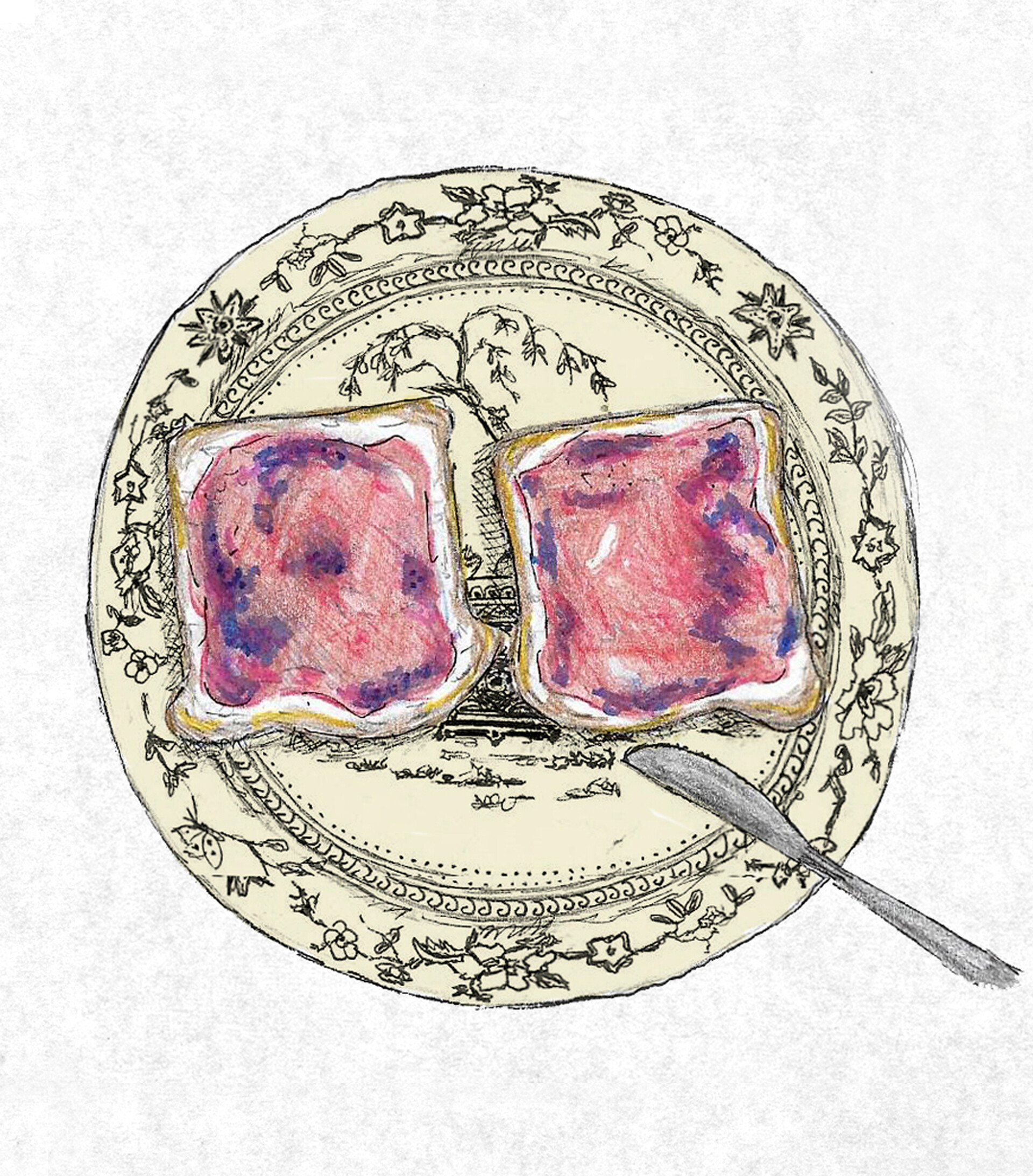 ArtStation - a toasty sketchbook spread