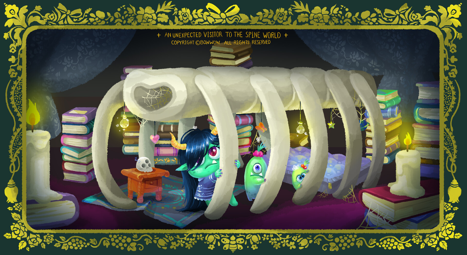 ArtStation - An Unexpected Visitor To The Spine World