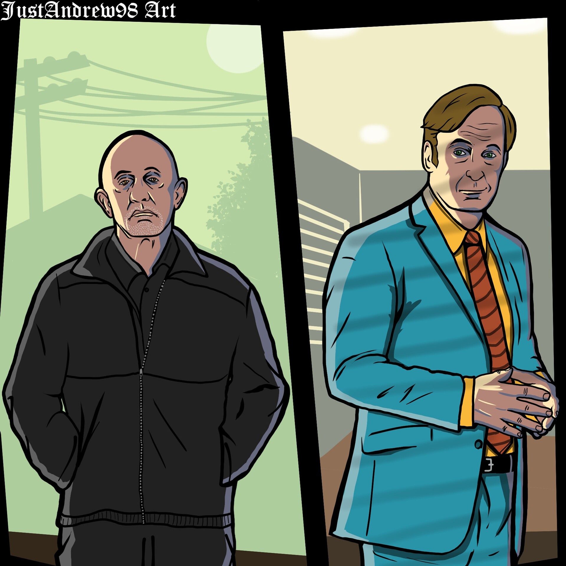 ArtStation - Breaking bad gta artwork