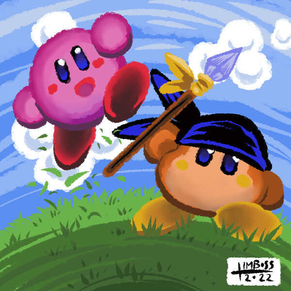 ArtStation - Kirby and Waddle Dee