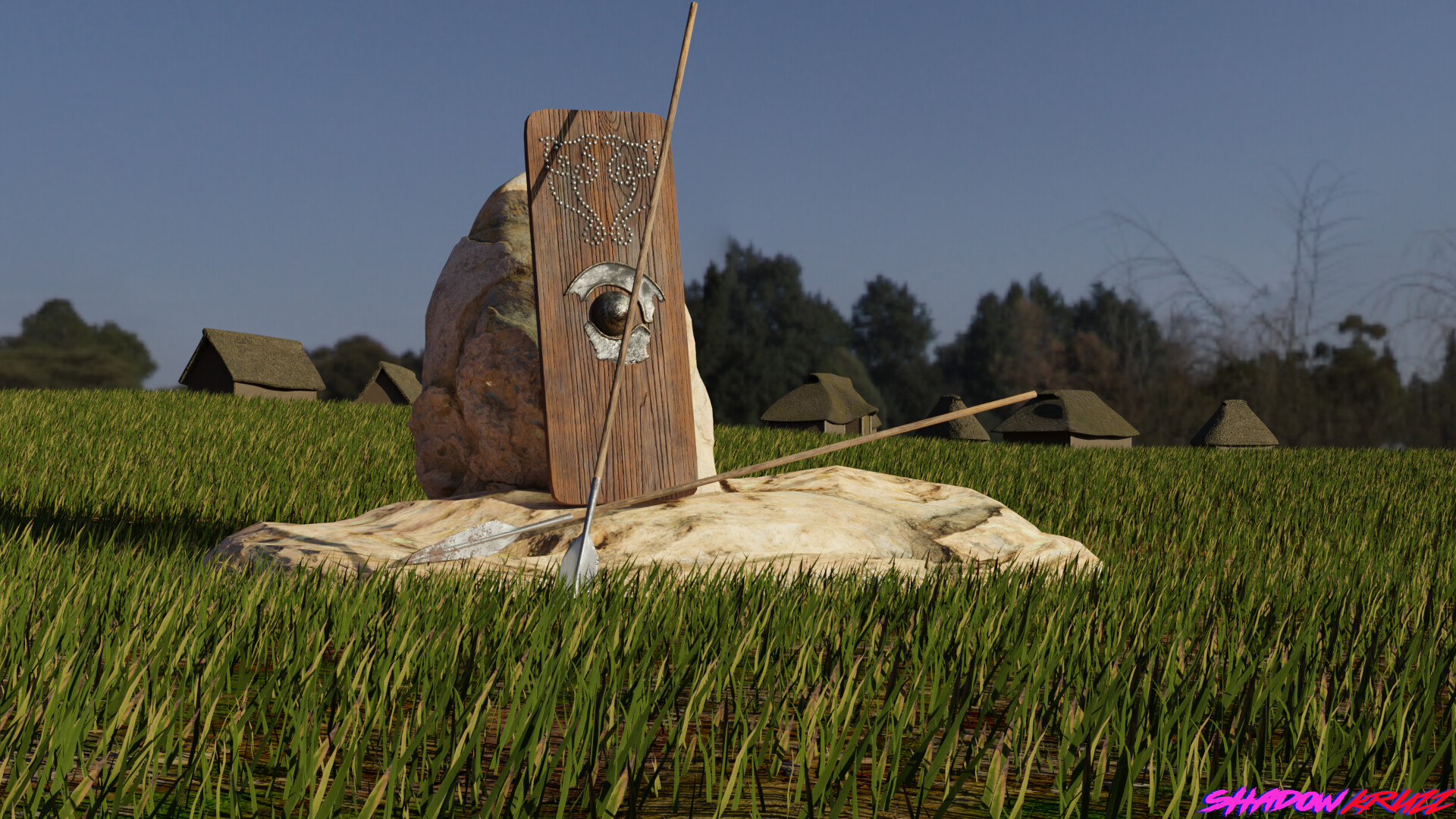 ArtStation - Galic shield. Skordiski.