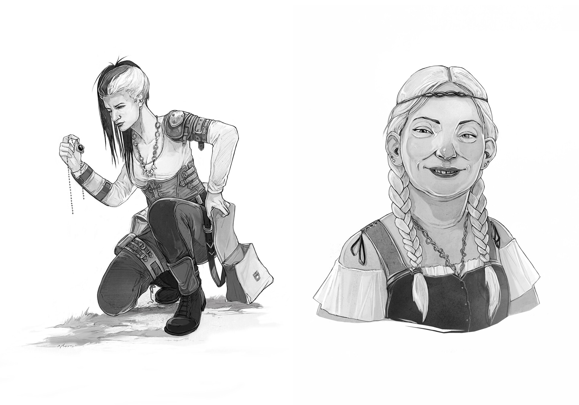 ArtStation - Personnages pour le JDR "Hawkmoon"