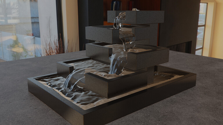 ArtStation - Water Feature Animation