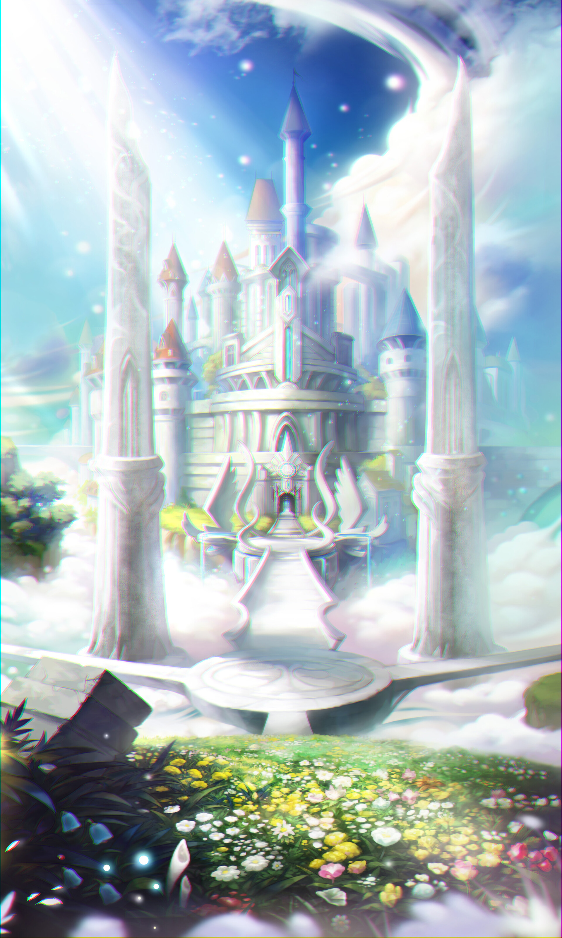 ArtStation - Heavenly castle