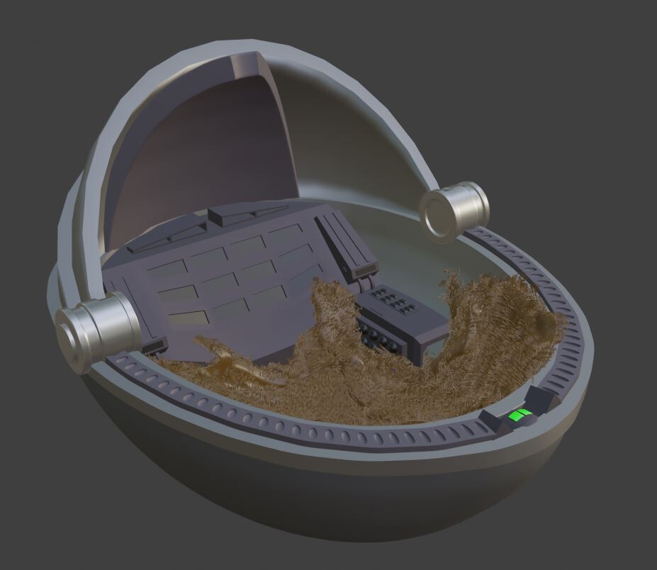 ArtStation - Grogu Travel Pod