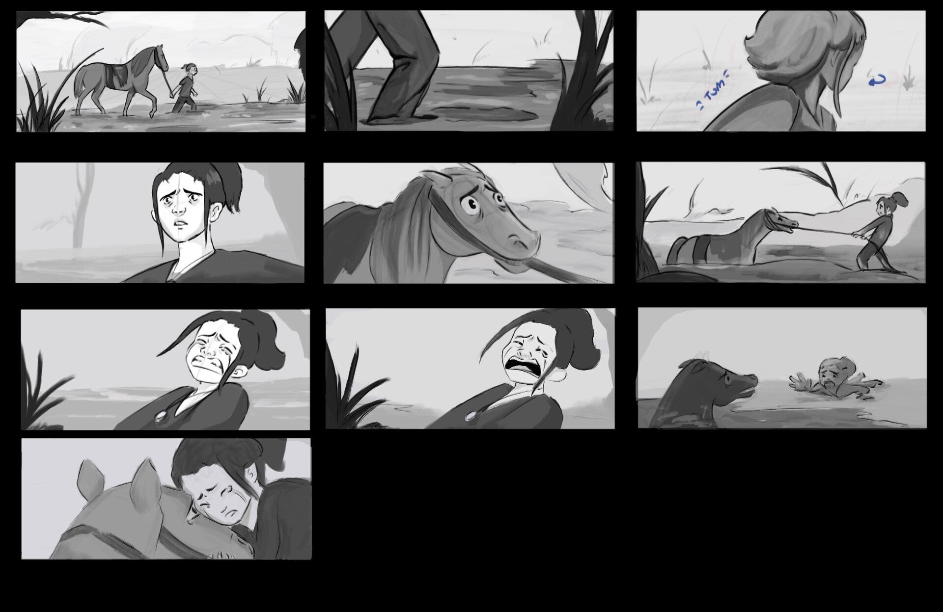 ArtStation - Never Ending Story Storyboard