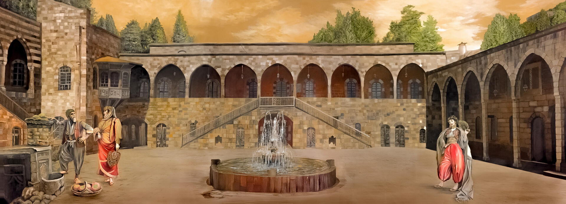 Victoria Petrova - AL MESHWAR RESTAURANT MURALS