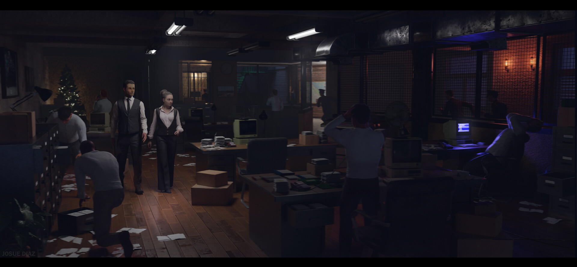 ArtStation - Police Station