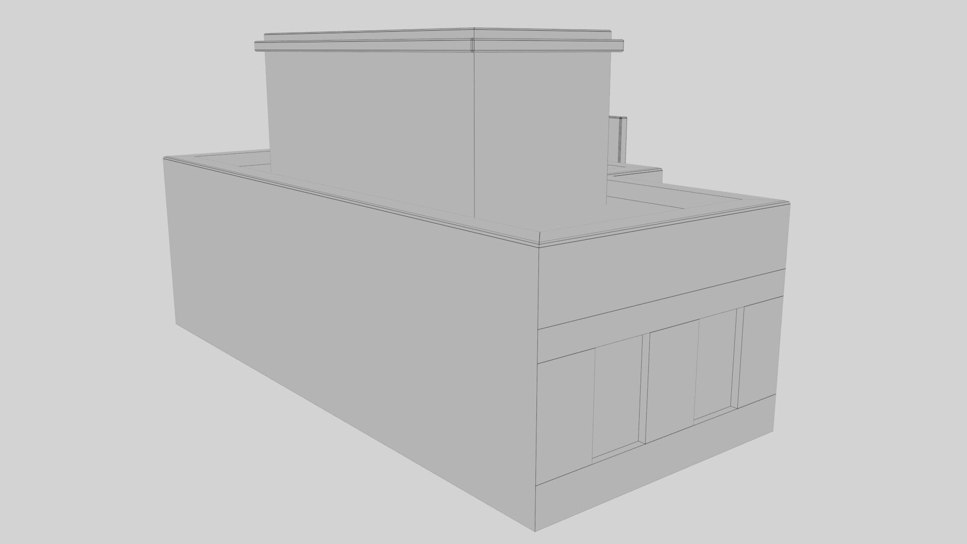 Anindya Roy - 3D Cartoon Police Station Low-poly Game ready Model