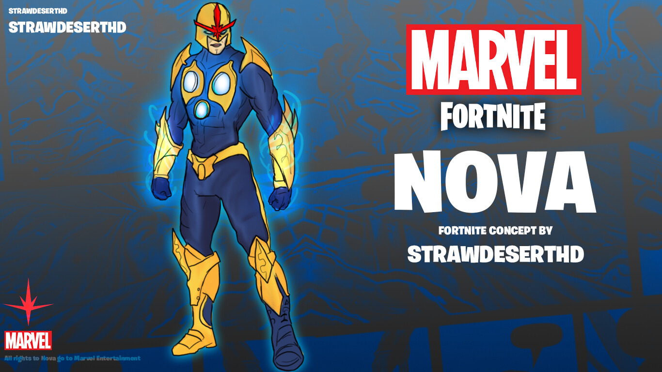 ArtStation - Fortnite X Marvel (NOVA) Fan-Made Recreation