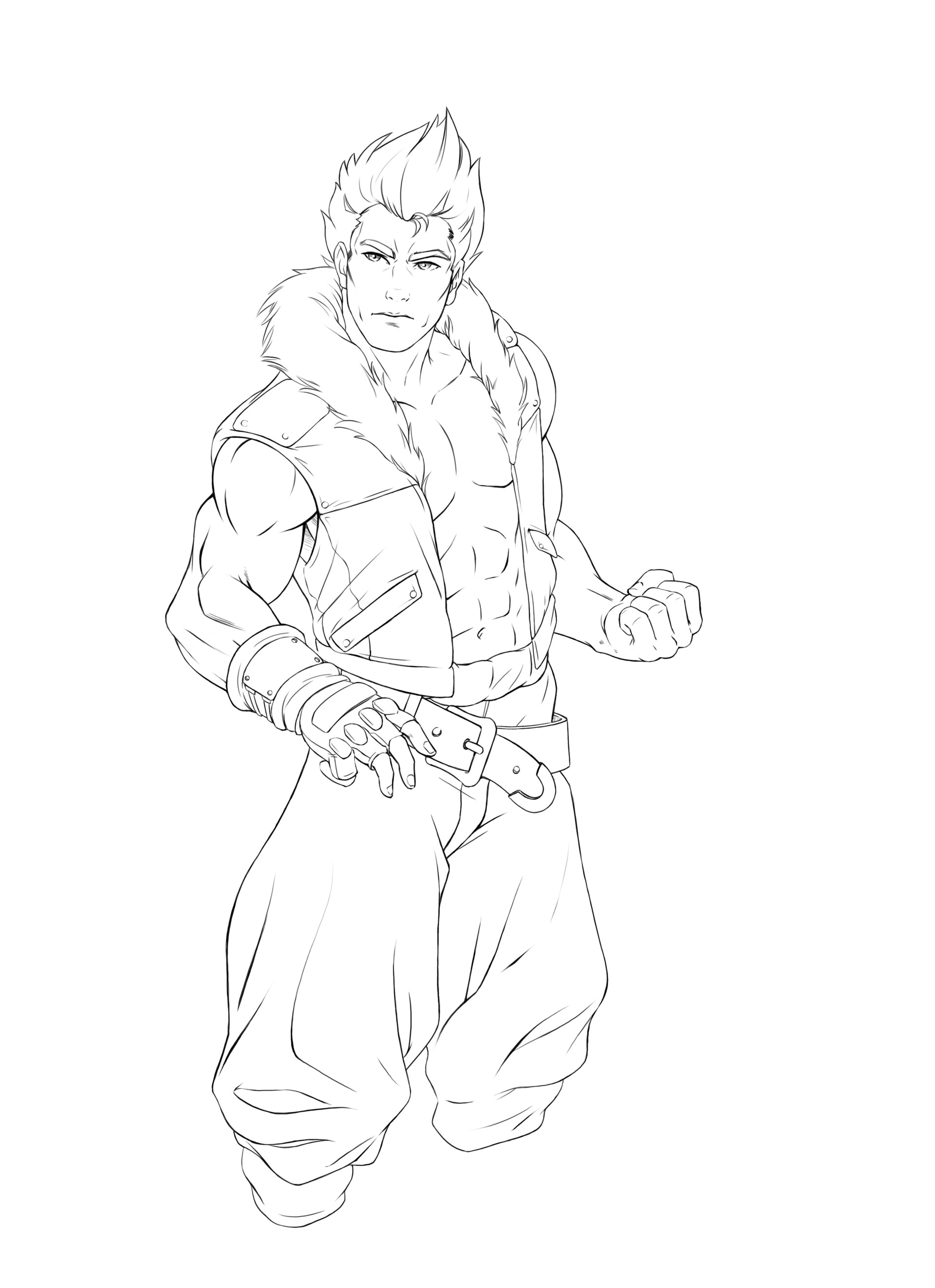 ArtStation - Tough guy concept