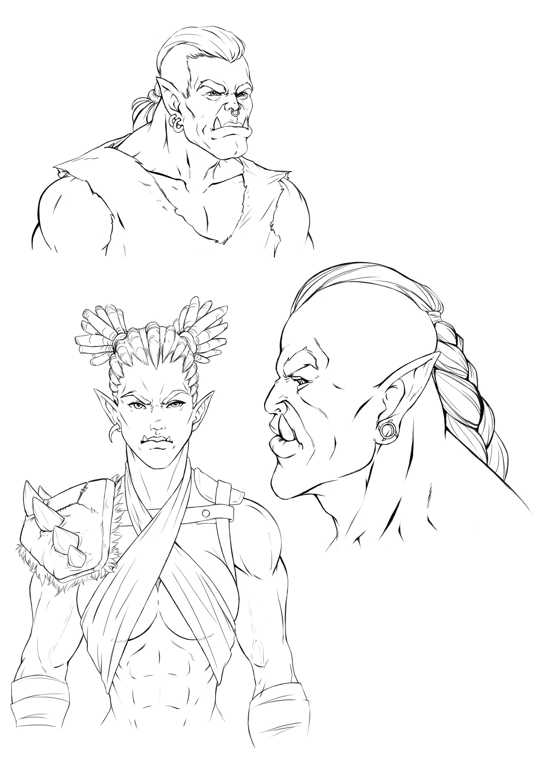 ArtStation - Orc Ideas