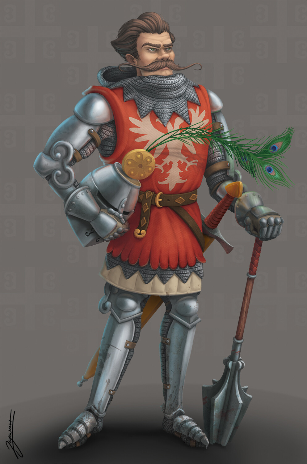 ArtStation - Serbian Knight