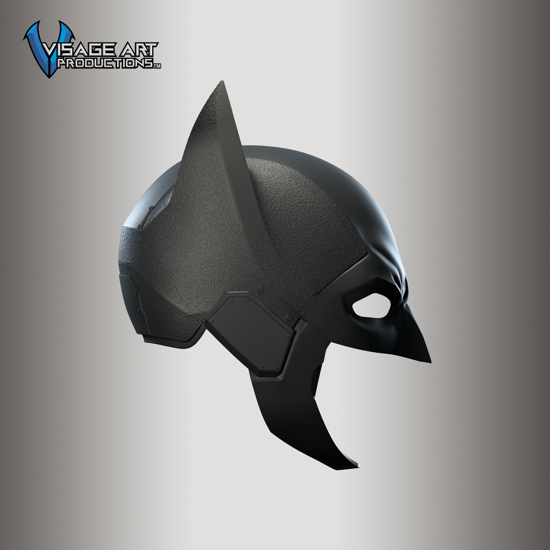 batman cowl side view
