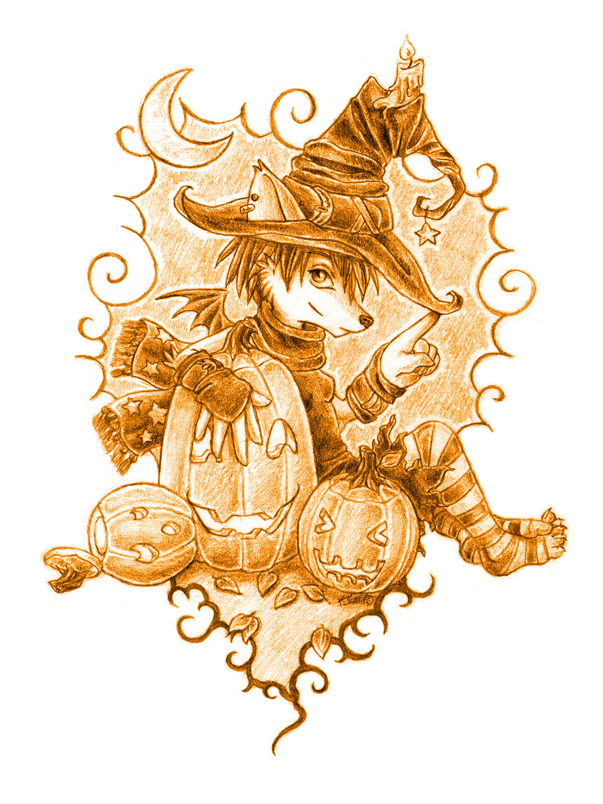 ArtStation - Halloween Fox