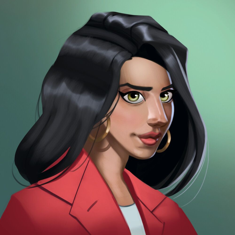 ArtStation - Girl character, commission for a client