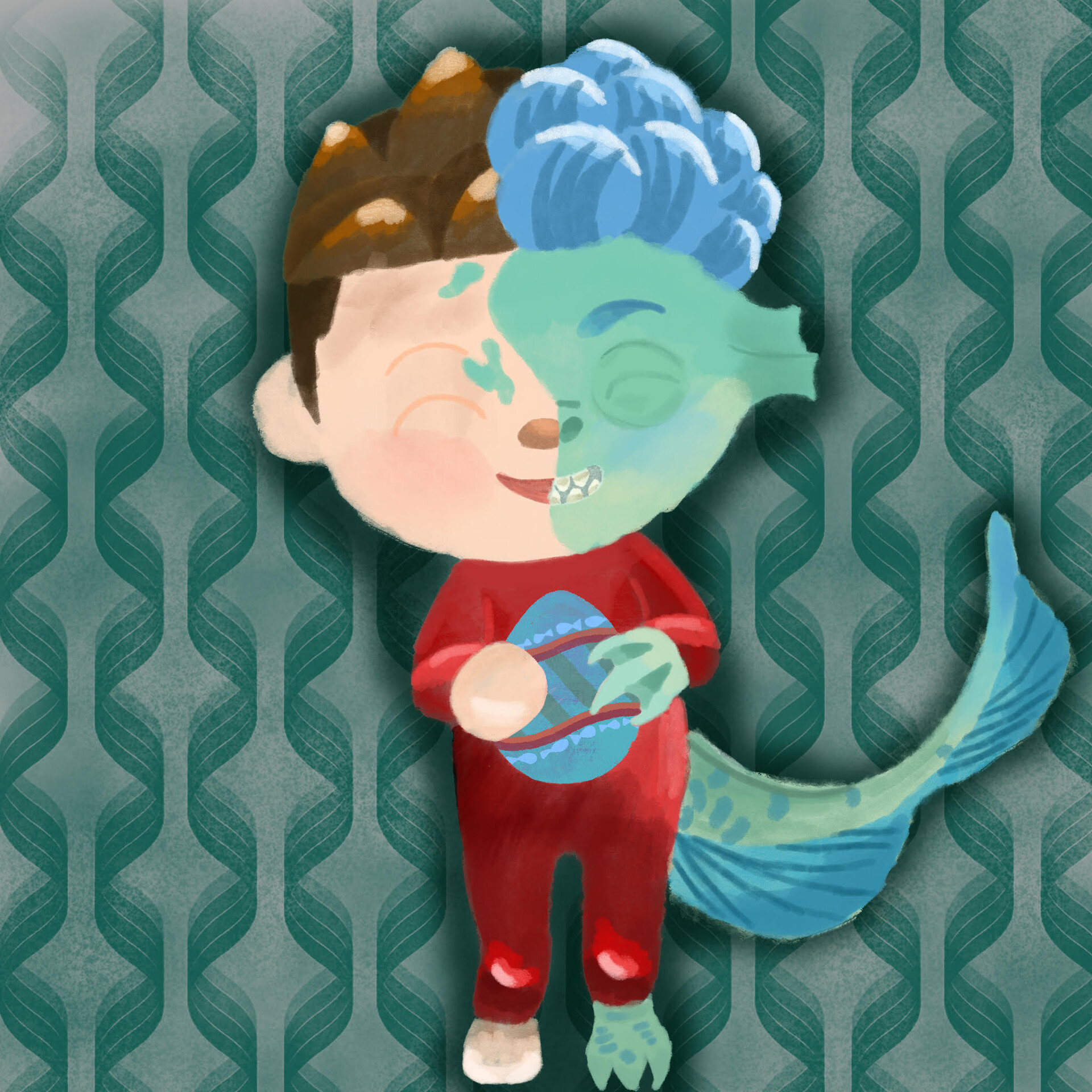 ArtStation - Easter Luca X animal crossing