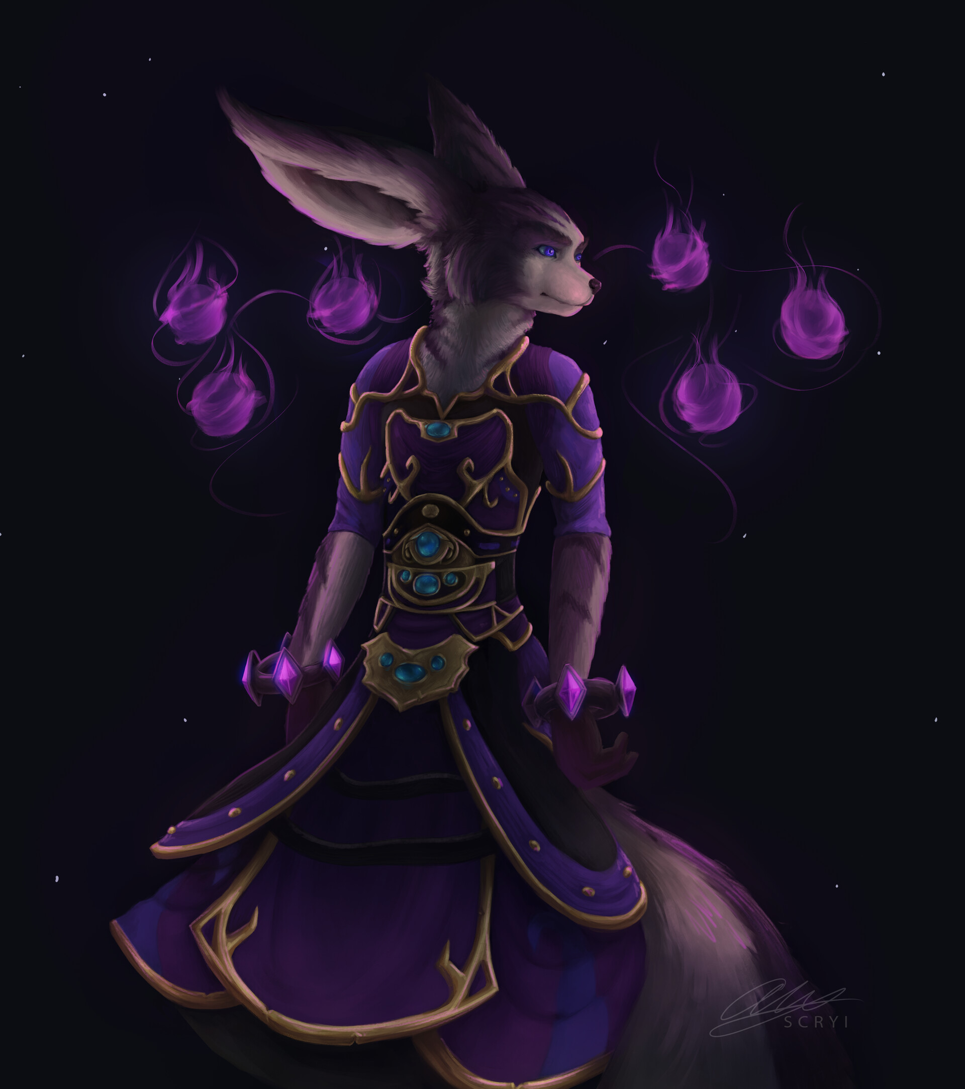 ArtStation - Vulpera Mage Commission