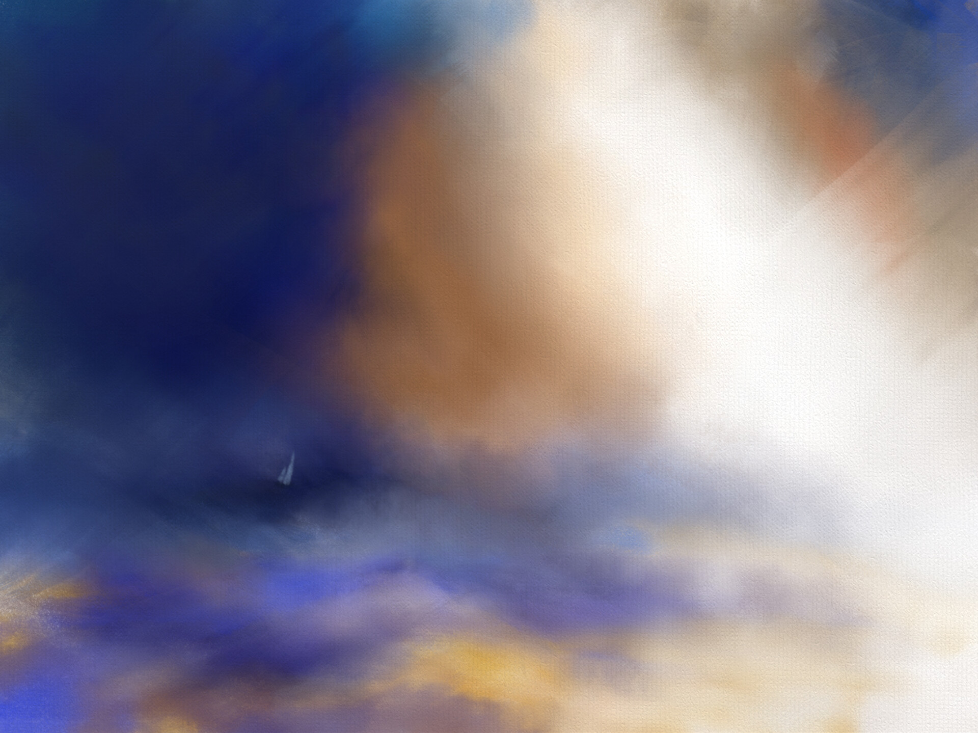 ArtStation - My version of Scott Swinson's Yacht Entering the Storm